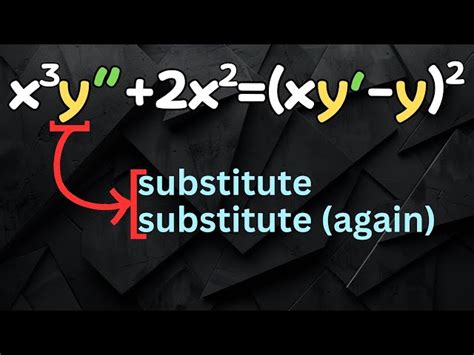 Free Video How To Solve A Non Linear Differential Equation From