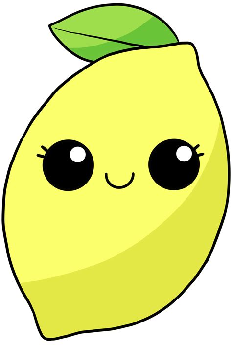 Cute And Smile Cartoon Fruit Colorful Character Lemon 9584942 Png