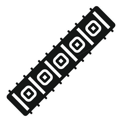 Electric Led Strip Icon Simple Vector Light Diode 15108229 Vector Art