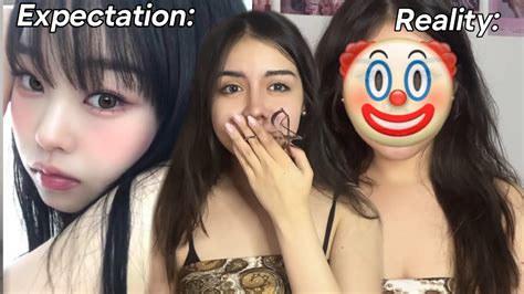 Latina Tries Douyin Makeup For The First Time Youtube