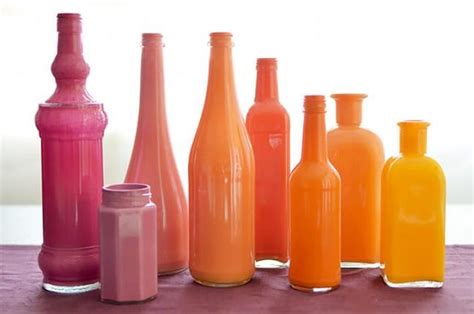 Cómo pintar botellas Como pintar