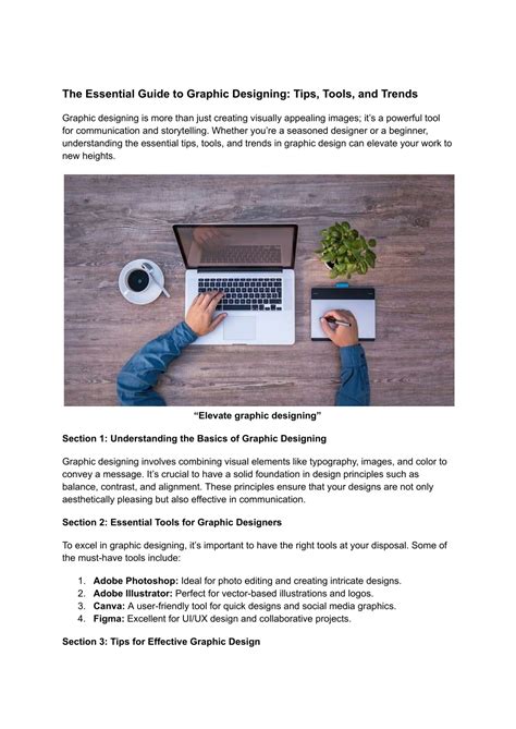 Ppt Mastering Graphic Design Essential Tips Techniques And Tools