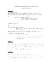 Ece Homework Solutions Pdf Ece Advanced Computer Communication Networks Ece