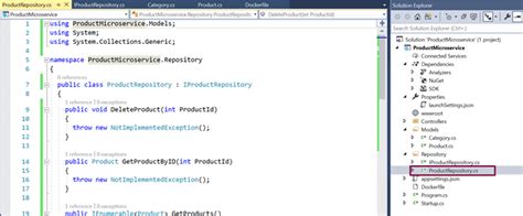 microservices using asp core