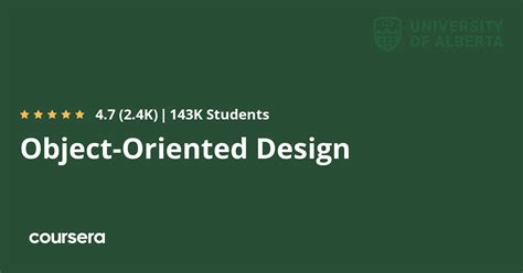 object oriented design coursera