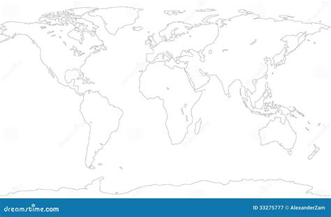 Contour Map Stock Vector Illustration Of Oceania Cartography