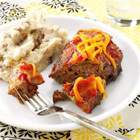 Bacon Topped Mini Meat Loaves Recipe How To Make It