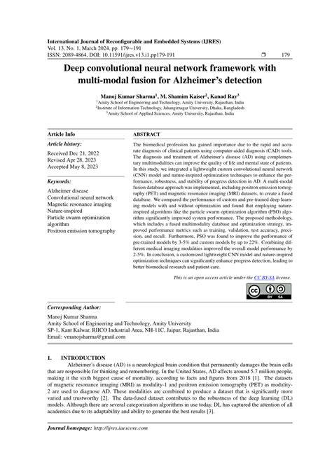 Pdf Deep Convolutional Neural Network Framework With Multi Modal