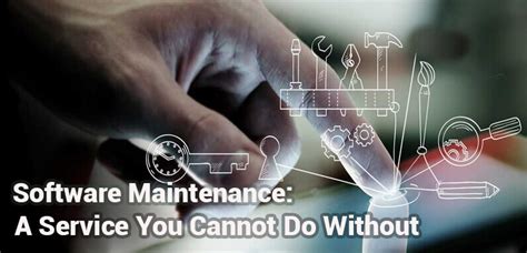 Software Maintenance A Service You Cannot Do Without