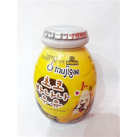 Jual Mujigae Chocolate Banana Milk 250ml Shopee Indonesia