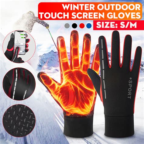 Outdoor Gloves Winter Warm Touch Screen Windproof Waterproof Driving