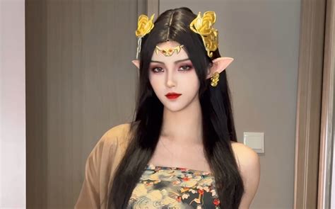 【真人版美杜莎女王】国风女王你有见过吗 绾绾samr 绾绾samr 哔哩哔哩视频