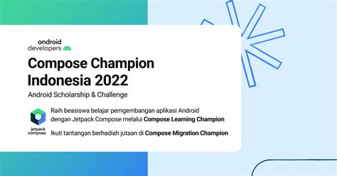 Compose Champion Indonesia 2022 Android Scholarship Challenge