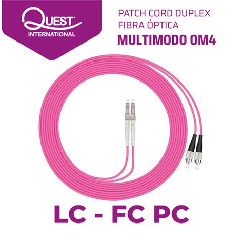 Patch Cords Duplex Multimodo Om4 Lc Fc Pulido Pc Daga S A Tienda En Linea