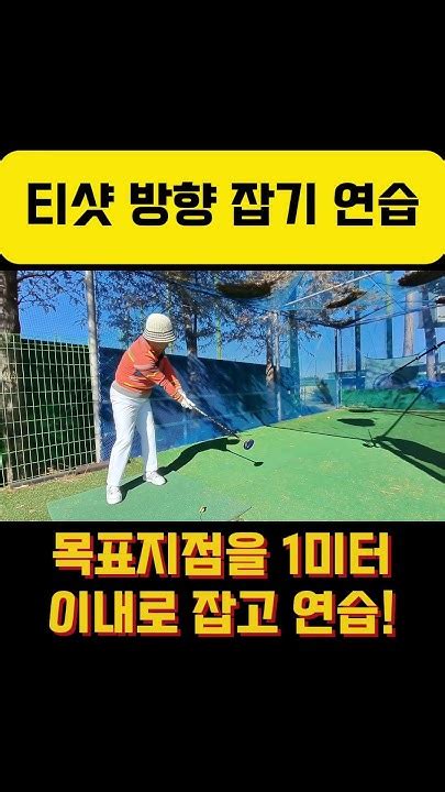 파크골프 티샷 방향잡기 연습법 파크골프 Youtube