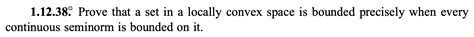 Solved 11238 Prove That A Set In A Locally Convex Space