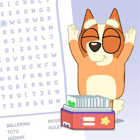 Bluey Word Searches Bluey Official Website