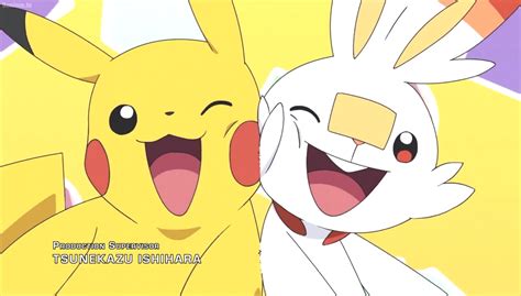 Pokemon Journeys Pikachu Scorbunny By Giuseppedirosso On Deviantart