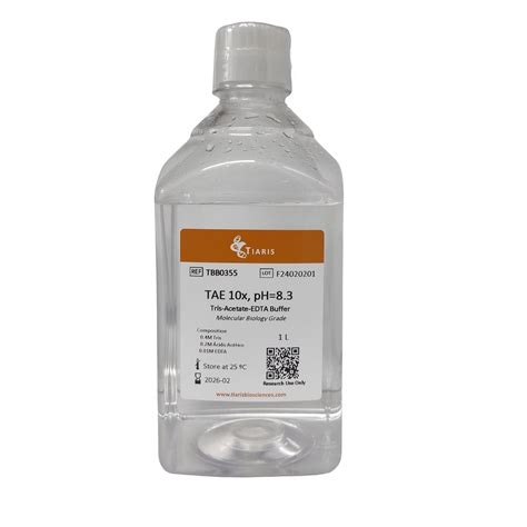 Tris Acetate Edta Buffer Tiaris Biosciences Sl