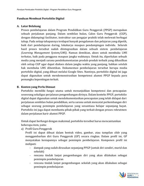 Panduan Membuat Portofolio Digital Ppgp Sudarmono Kaca 2 Pdf Online Pubhtml5