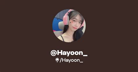 Hayoon Twitch Linktree