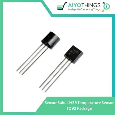 Jual Sensor Suhu LM35 Temperature Sensor TO92 Package Shopee Indonesia