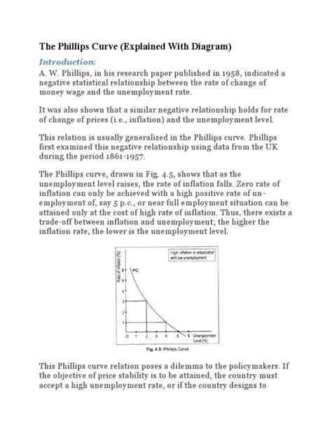 the phillips curve pdf phillips curve inflation