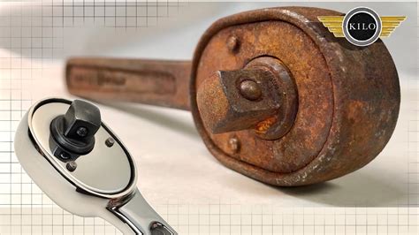 Restoring A Rusty Socket Wrench To A Mirror Chrome Finish