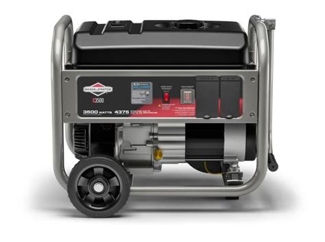 Briggs And Stratton 35004375 Watt Portable Gas Generator Powered By Ohv