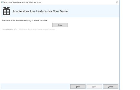 there was an issue while attempting to enable xbox live · issue 103