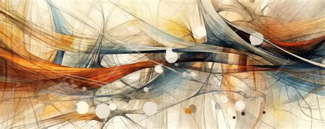 premium ai image symphony of abstract lines intersecting and diverging creating a visual