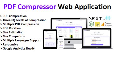 PDF Compressor Compress And Rotate PDF React Code Market