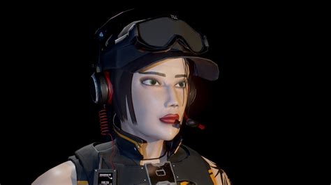 Esther Mercenary Girl 3d Model By Pivot9876