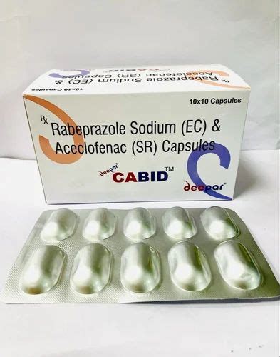 Rabeprazole Sodium And Diclofenac Sodium Capsule 200 Mg At ₹ 99 Stripe In Jaipur