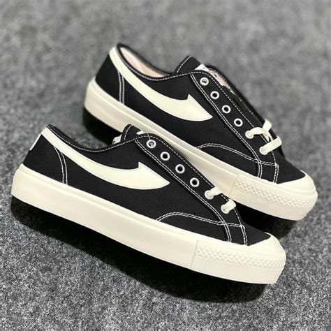 Jual Original 100sepatu Compass Retrograde Low White Blueblack