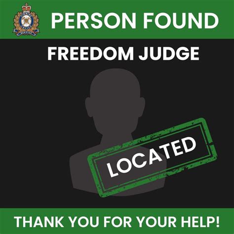 Update Located Freedom Judge Timmins Police Service