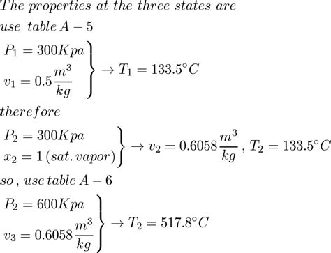 Solved Chapter 3 Exercise 129 Thermodynamics An Engineering
