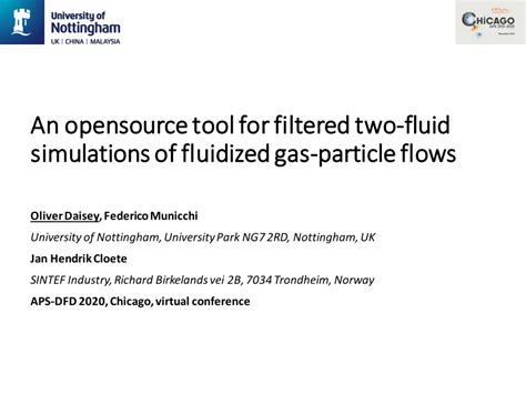 PDF An Opensource Tool For Filtered Two Fluid Simulations Of
