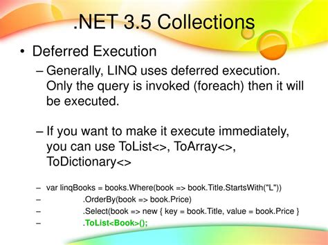 PPT Evolution Of NET Collections Essential Interfaces And Classes