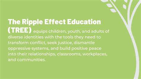 The Ripple Effect Education A Holistic Approach To Conflict Resolution