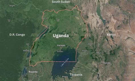 Where Is Uganda Located Where Is Uganda On African Map
