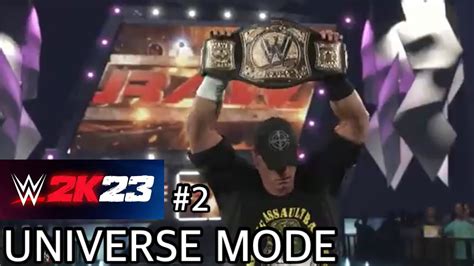 Wwe 2k23 Universe Mode ‘ruthless Aggression 2 Youtube