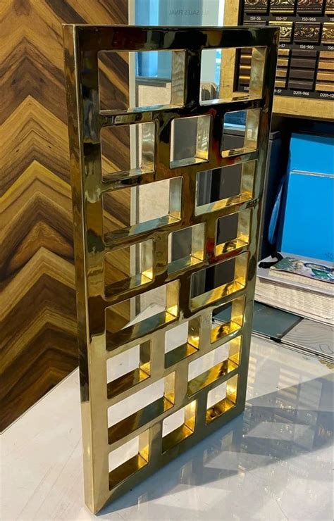 Polished Stainless Steel Partition Grill For Home Office And Apartment