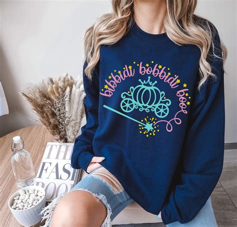 Bibbidi Bobbidi Boo Carriage Magic Wand Fairy Godmother Inspired Graphic Sweatshirt Sweater