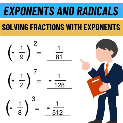 Exponents And Radicals Worksheets Solving Fractions With Exponents Worksheets Made By Teachers