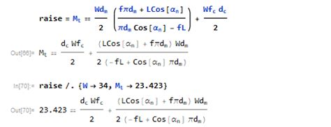 Im Trying To Replace Variables With Numbers In A Formula Using The
