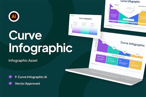 Curve Infographic Asset Illustrator On Behance Behance