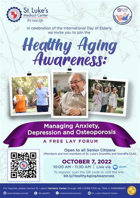 Healthy Aging Awareness: Managing Anxiety, Depression and...