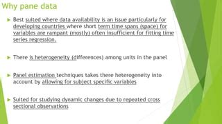 Ders Panel Data Analysis Pptx Science