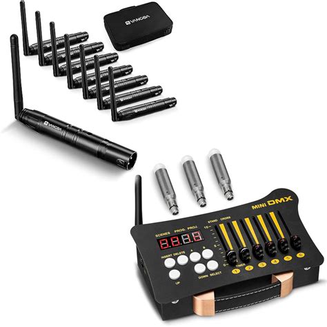 Wireless Dmx Controller Bundled With Wireless Receivers 17 Off Musical Instruments